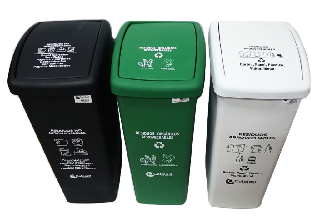 Canecas plasticas › Ecoreciclaje Universal