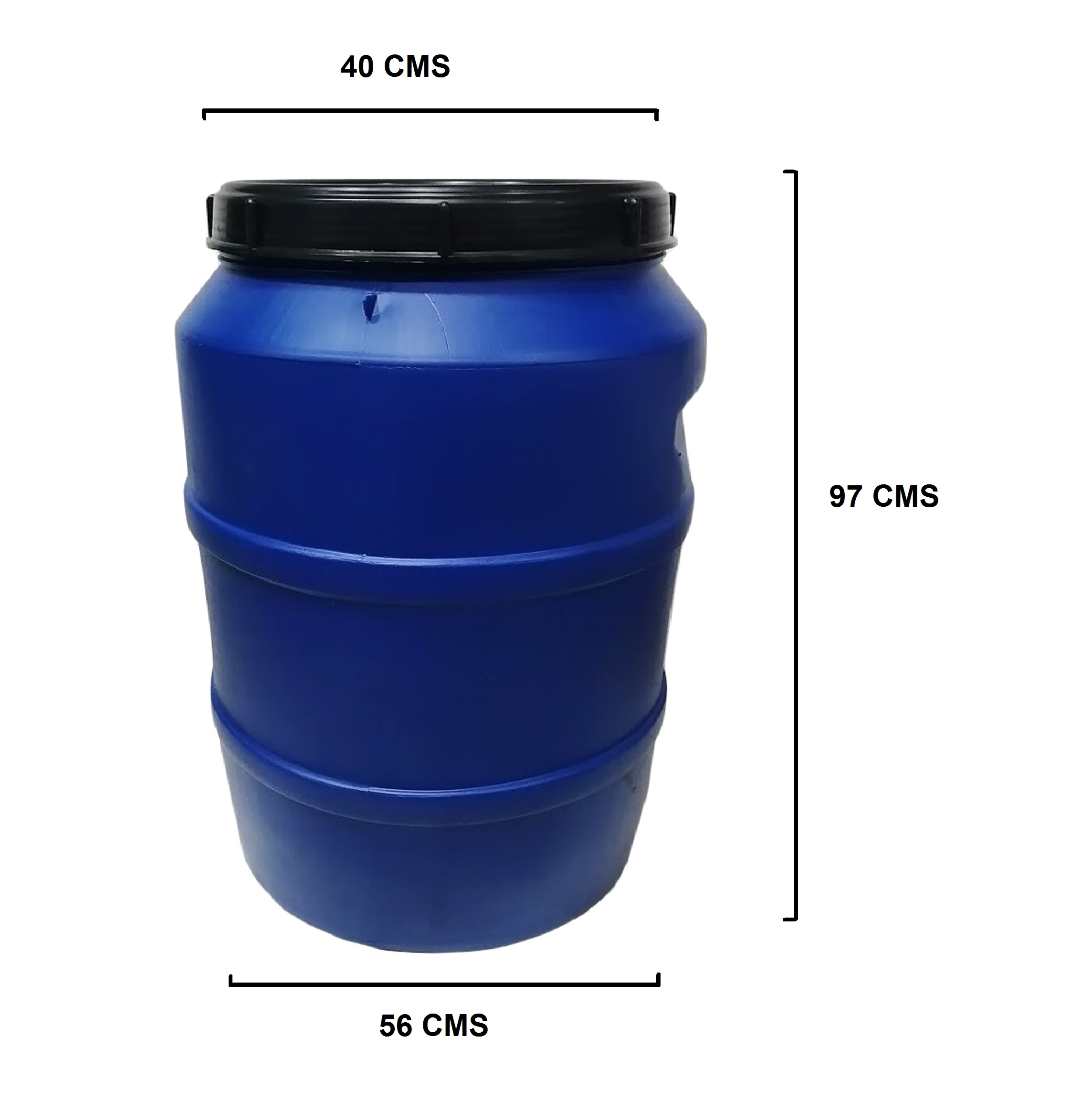 caneca de 55 galones tapa rosca ecoreciclajeuniversal 2 medidas ...